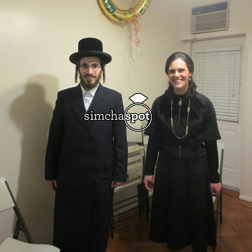 Engagement of Avrom Burich Spitzer and Tsirty Bindic - Simcha Spot