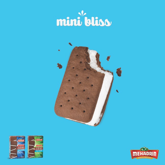 Mini Sandwich, Maxi Bliss - New from Mehadrin - Simcha Spot