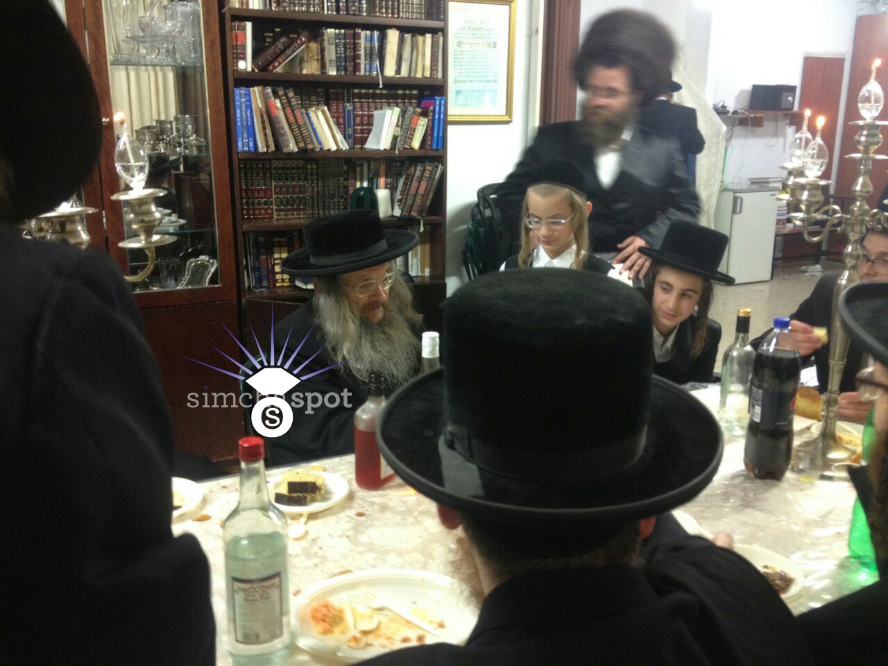 Bar Mitzvah of Chaim Dovid Blumenkrantz (Seated with the Lelover Rebbe ...