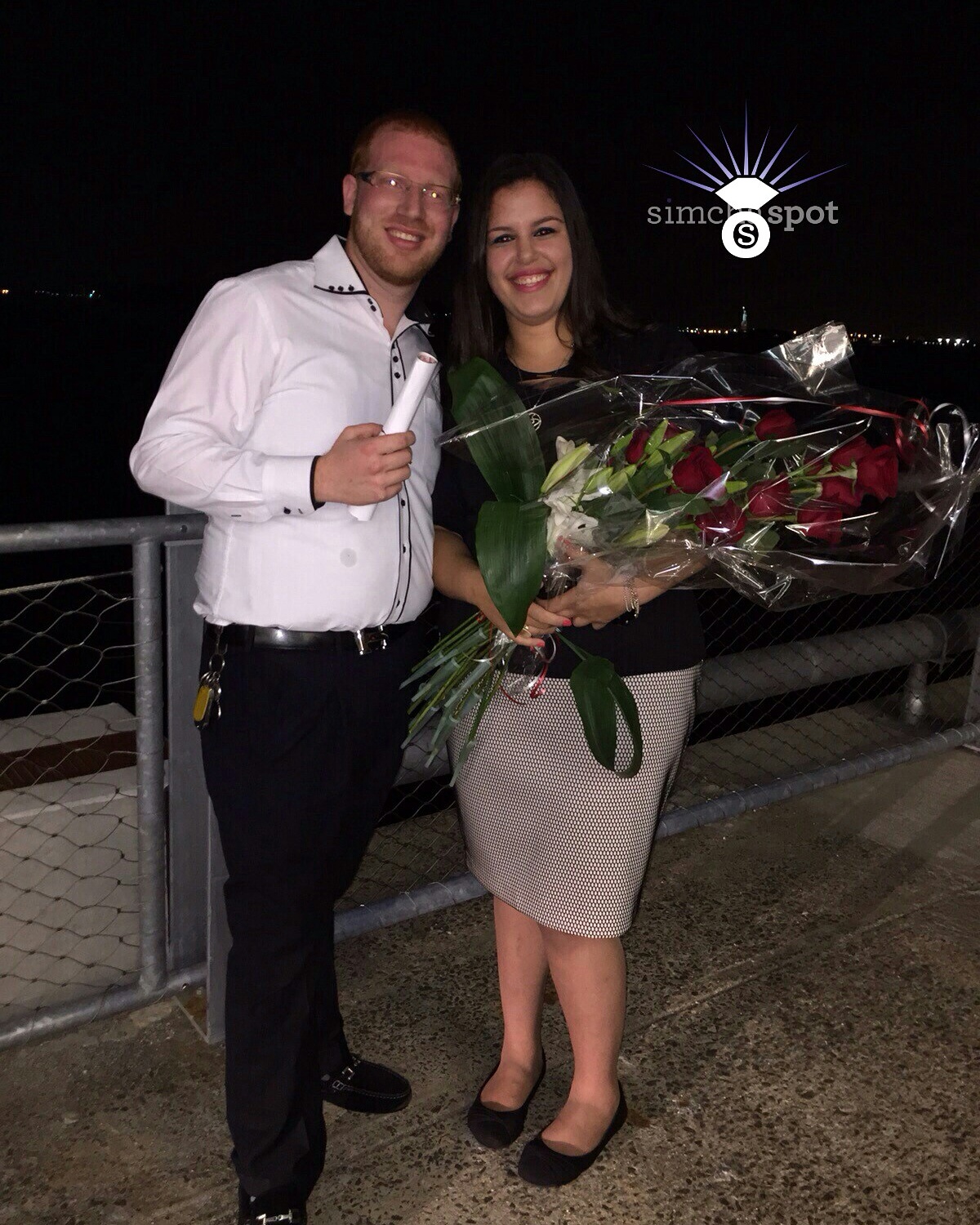 Engagement of Yossi Greenberg and Faygee Schwartz (3 Pics) - Simcha Spot