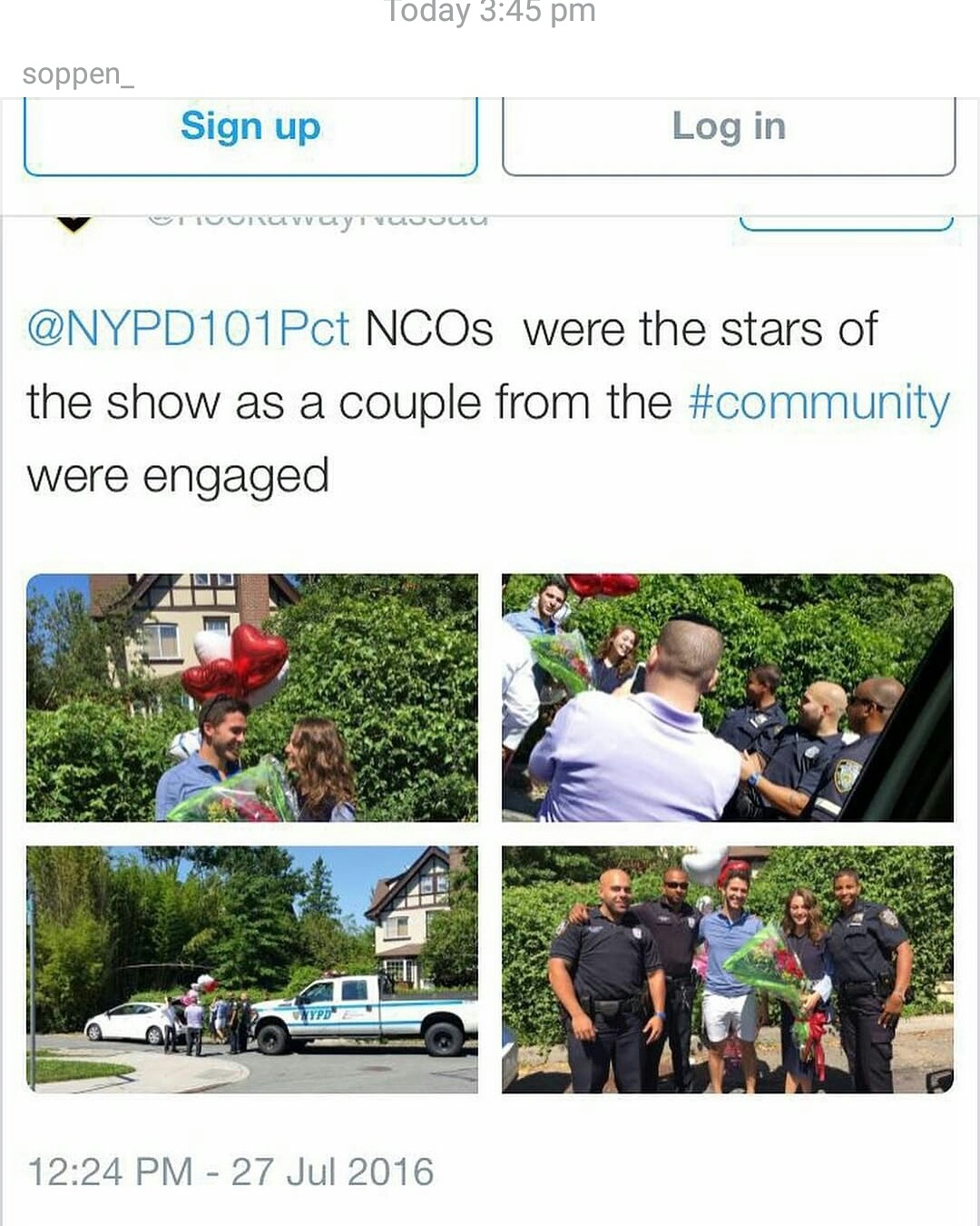 Engagement of Yehuda Coriat and Sorah Oppen- thank you NYPD (2 Pics ...