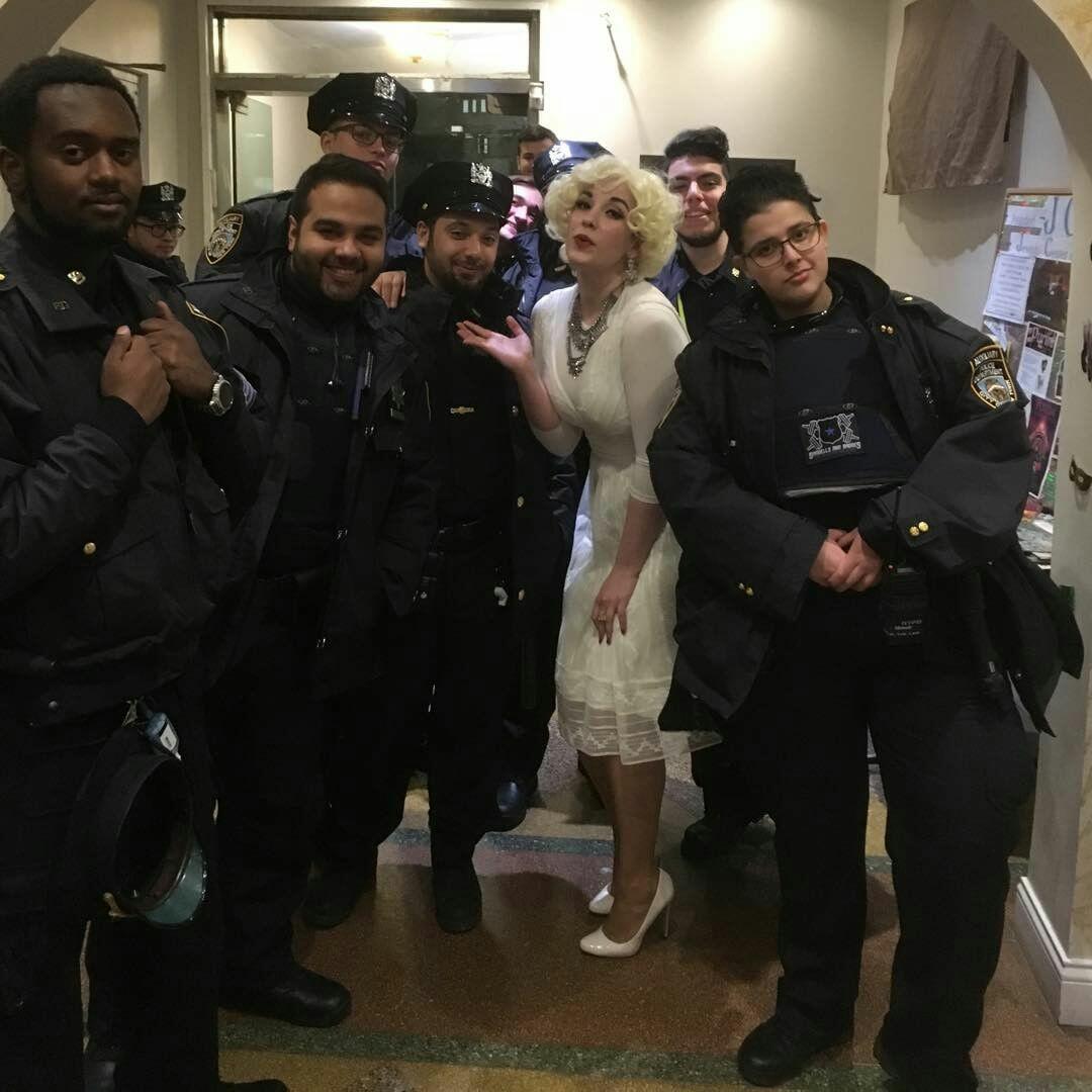 Marilyn Monroe at the RAJE party last night - Simcha Spot