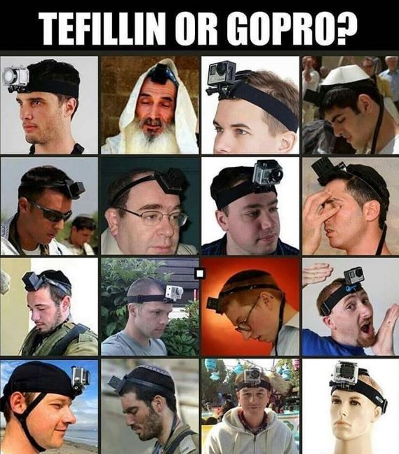 Tefillin or GoPro? - Simcha Spot